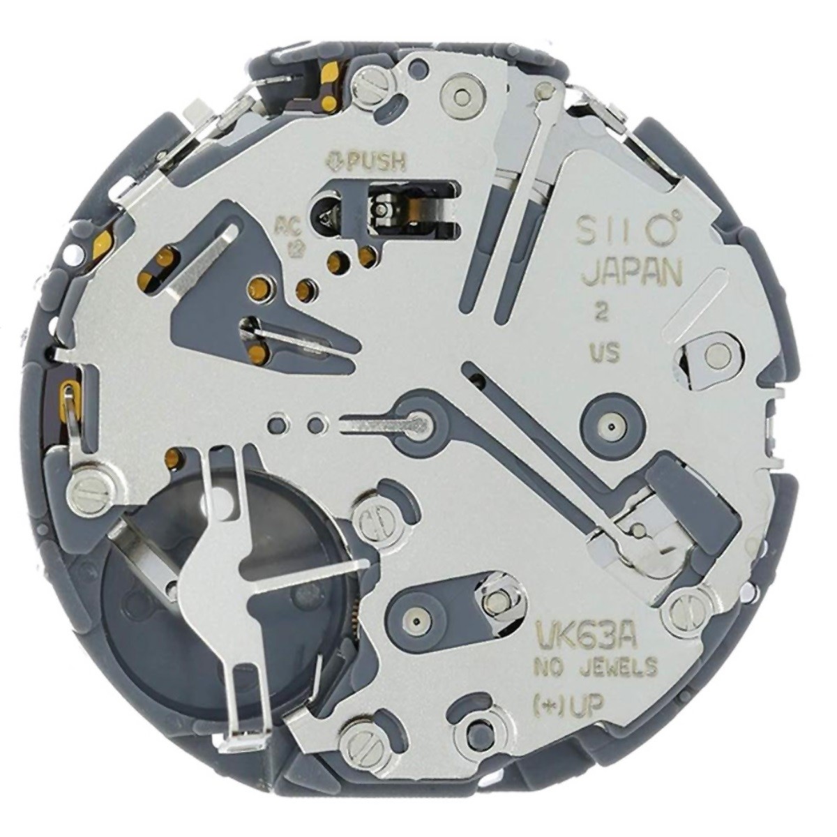 Movimento de quartzo VK63 Japan Hattori Cronógrafo - Substituir você mesmo um movimento de quartzo