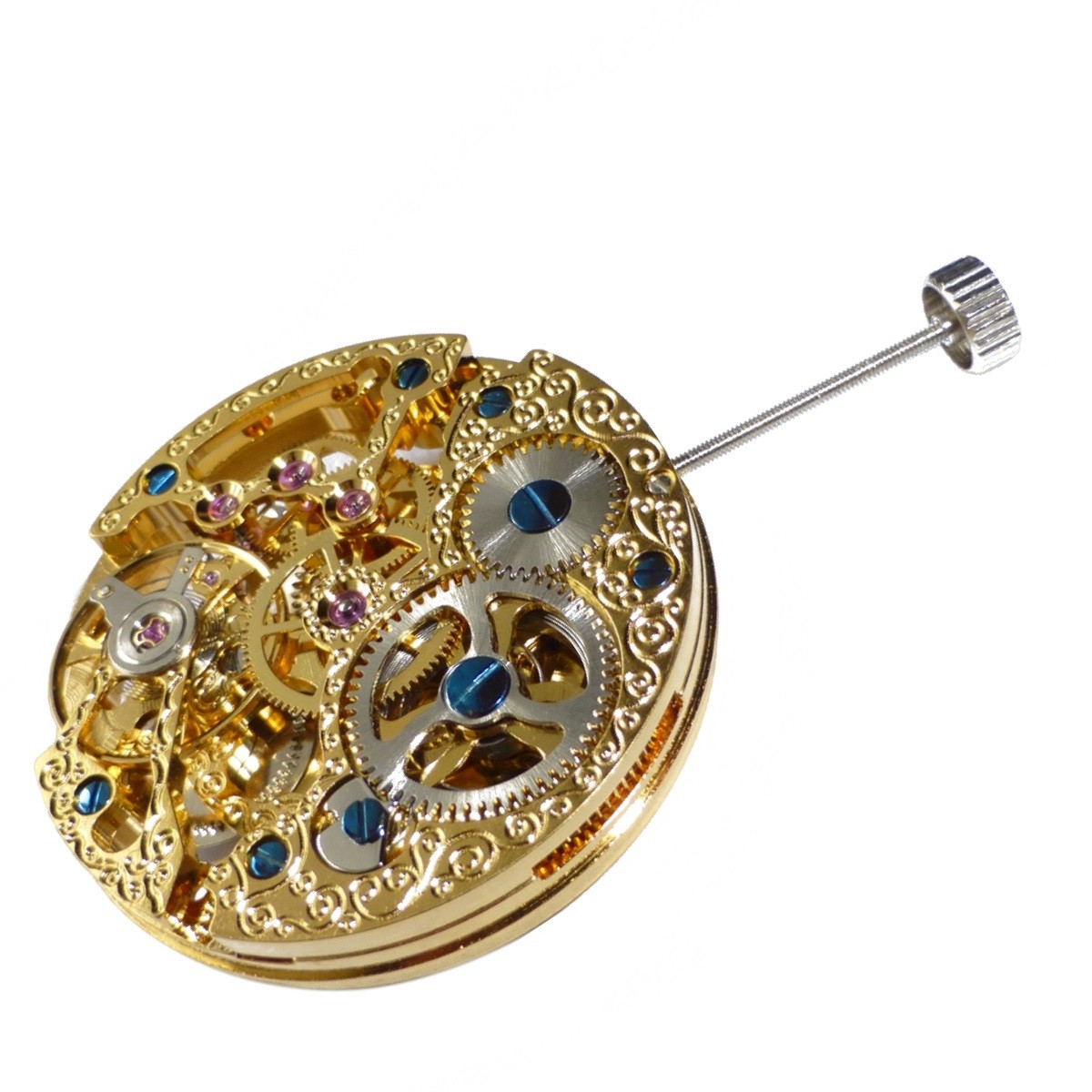 Movimento relogio esqueleto de corda manual 9930 - Encomendar movimento ...