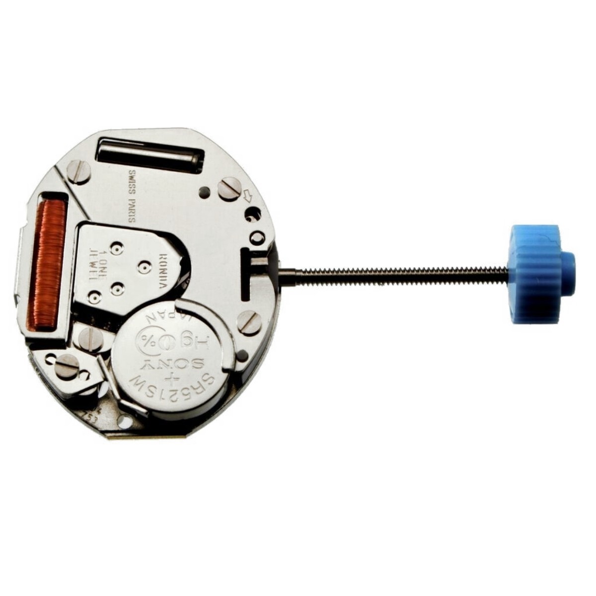 Movimento de quartzo RONDA 753 para relógios - Substituindo o movimento ...