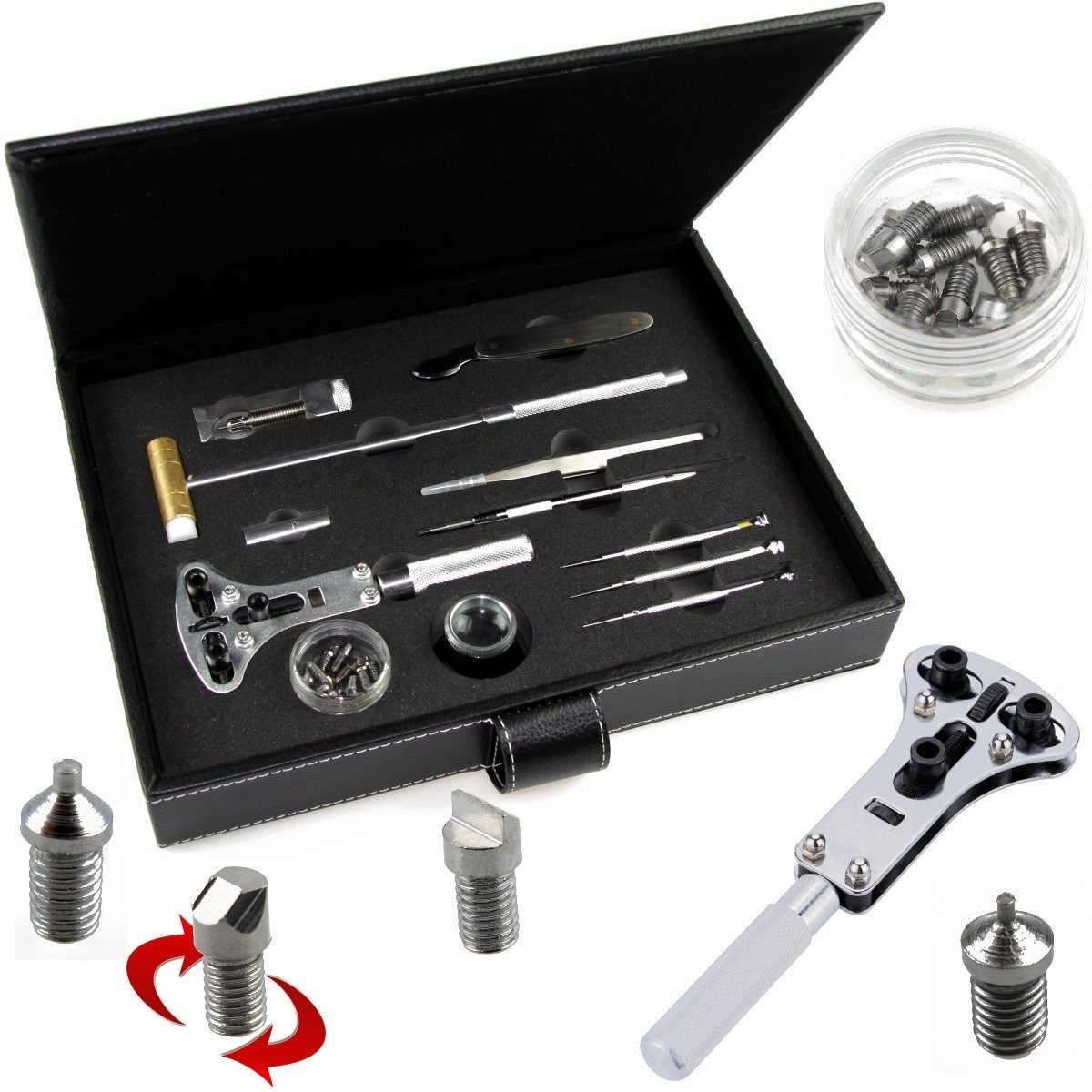S1 DELUXE HORLOGICAL 2 kit de ferramentas de relojoeiro - Super ofertas ...
