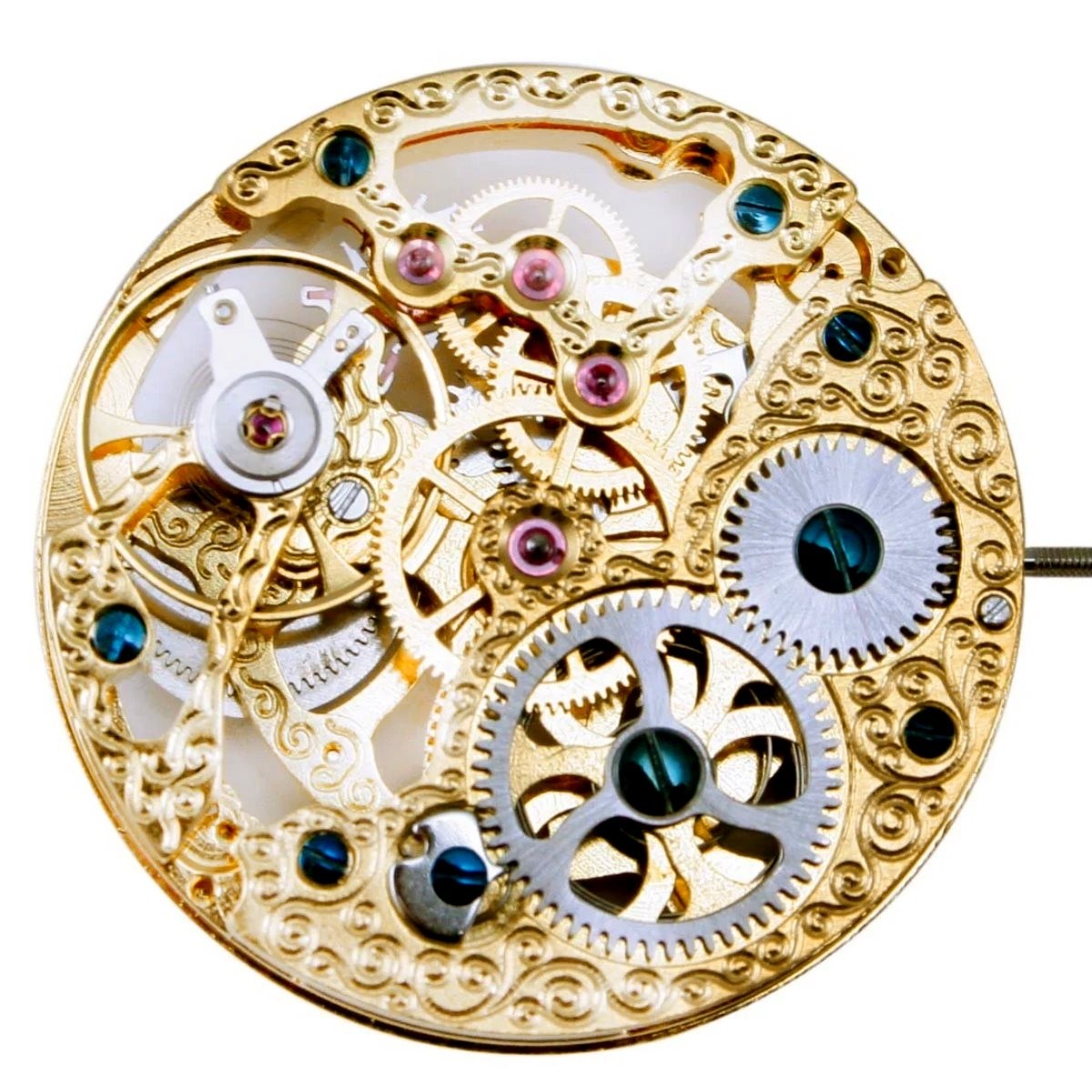 Movimento relogio esqueleto de corda manual 9930 - Encomendar movimento ...