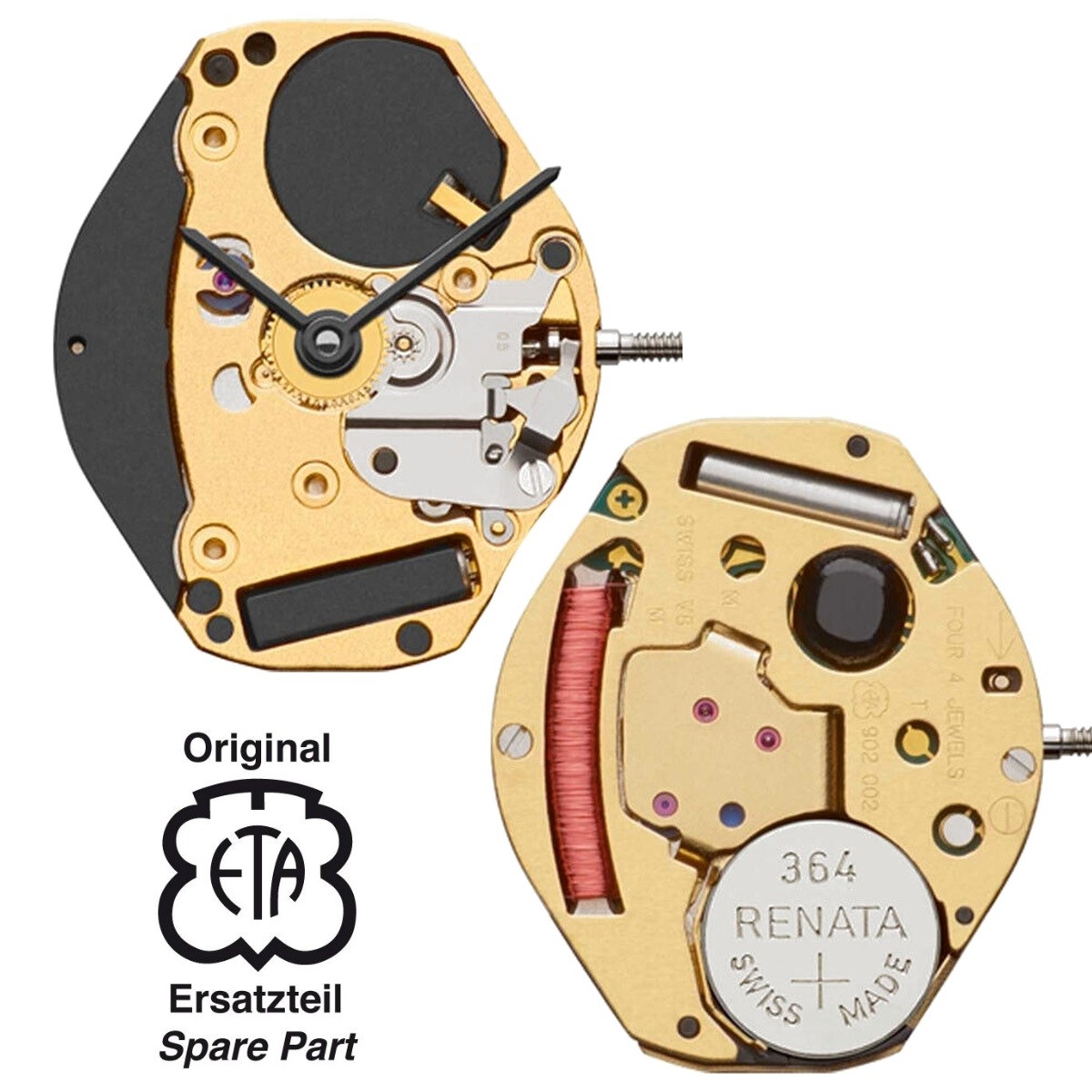ETA 902.002 QUARTZO movimento para relógio - Os movimentos suíços são ...