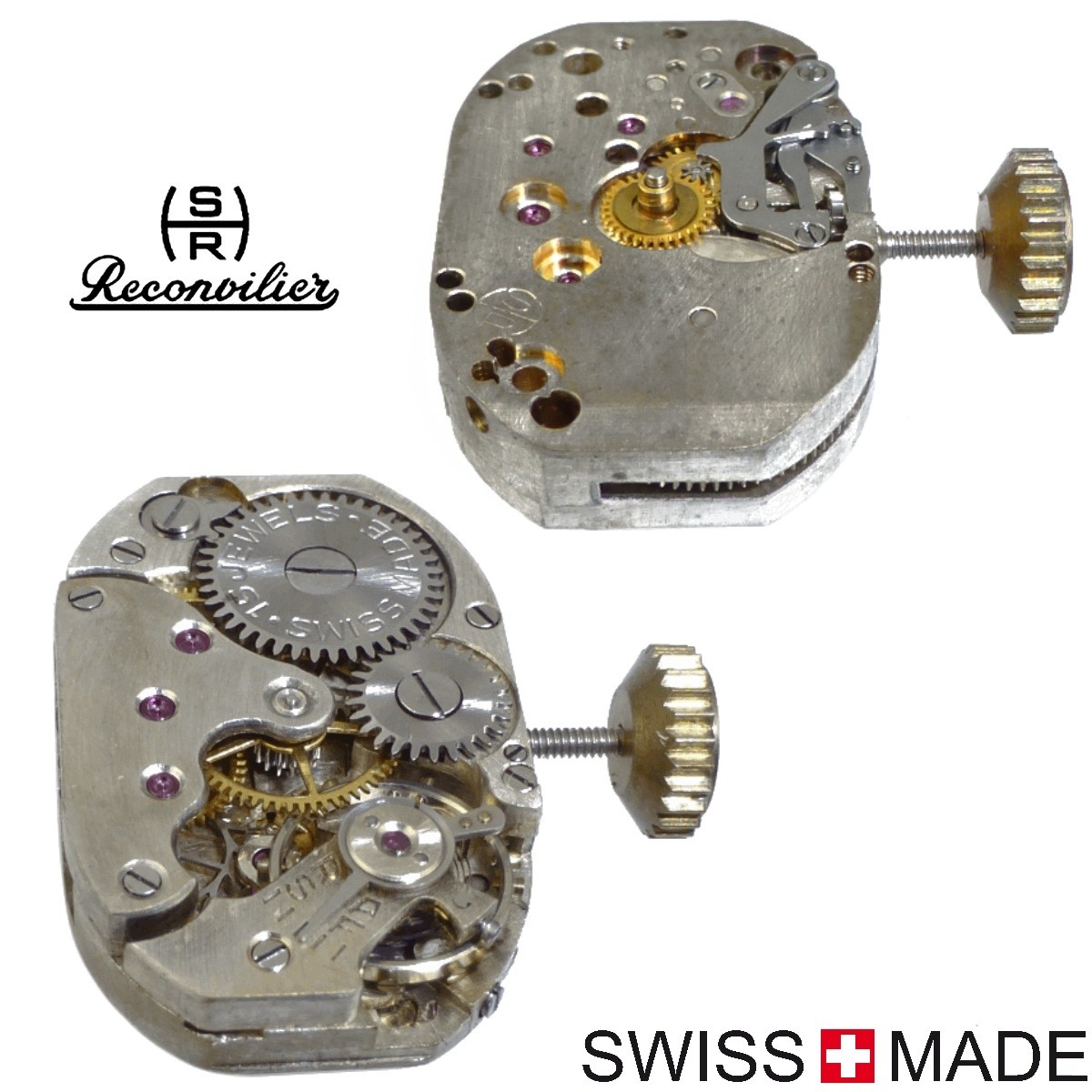 Movimento relógio com corda manual RECONVILIER 1210 - Encomendar ...