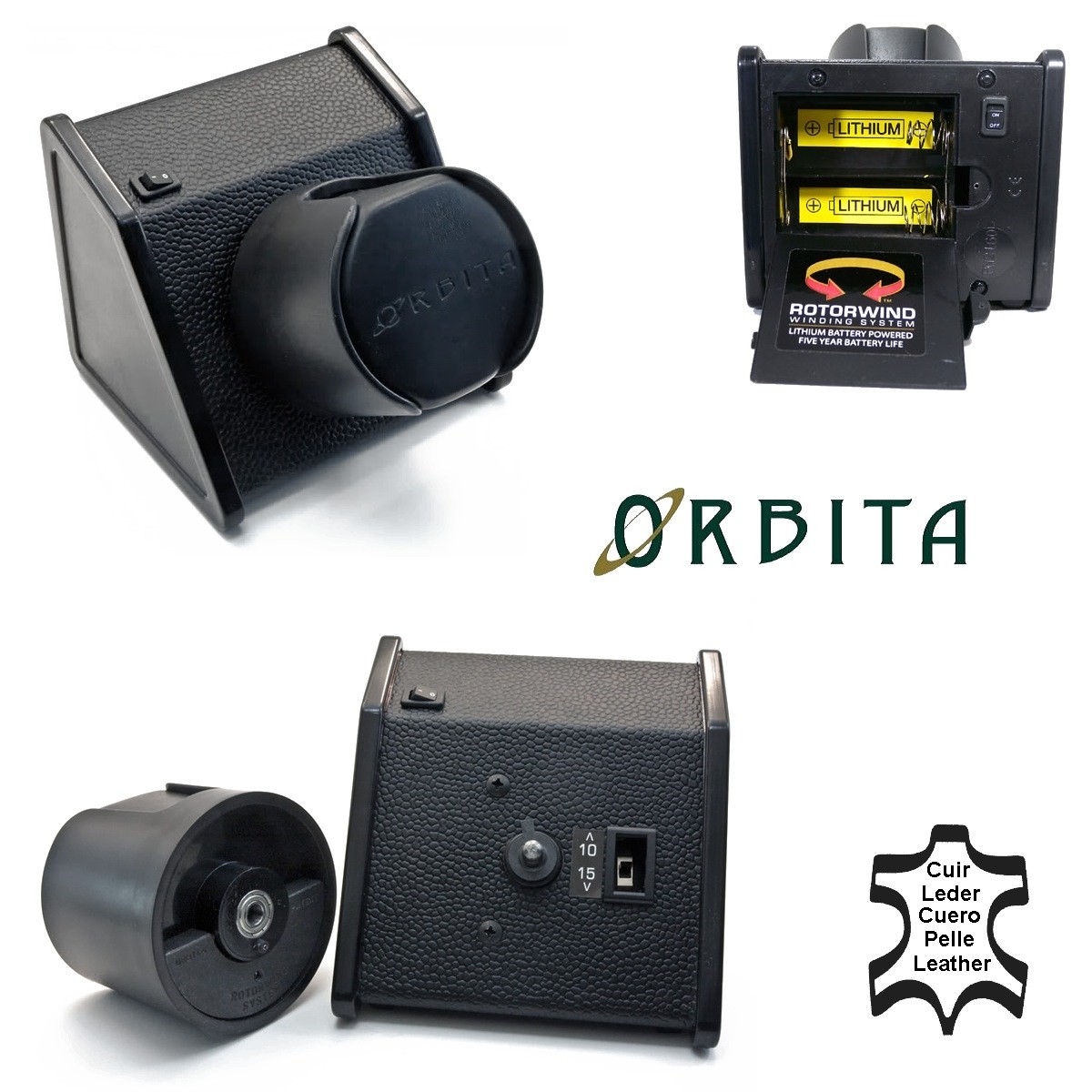 Uhrenbeweger Orbita SPARTA rotorwind LEDER