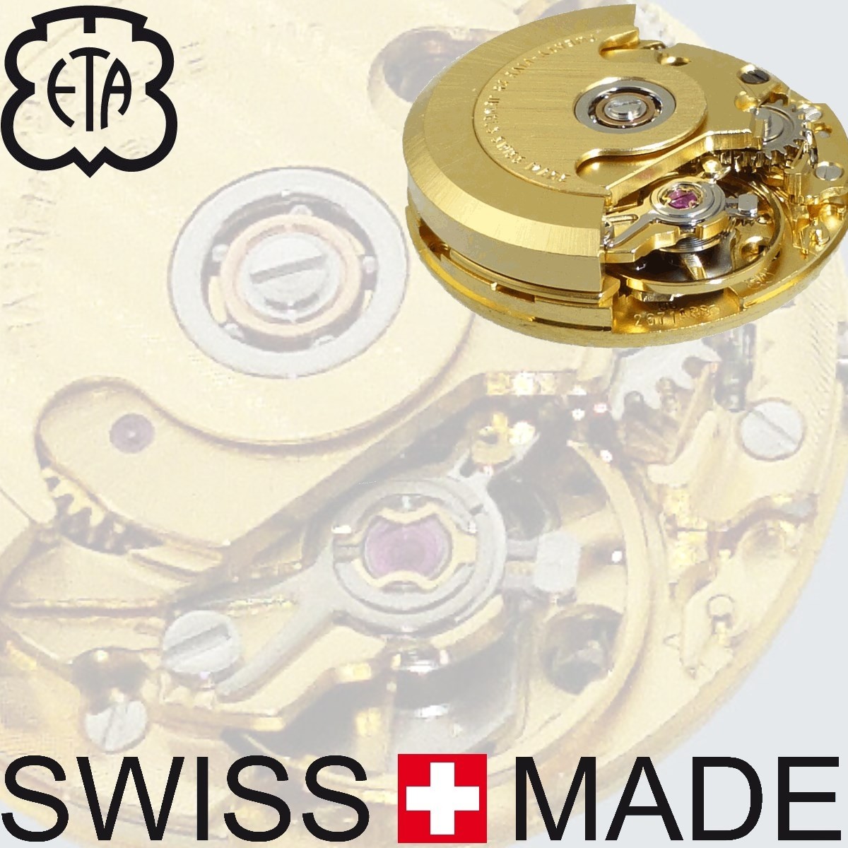Movimento Relógio ETA 2671 com corda automática - Compre movimentos ETA ...