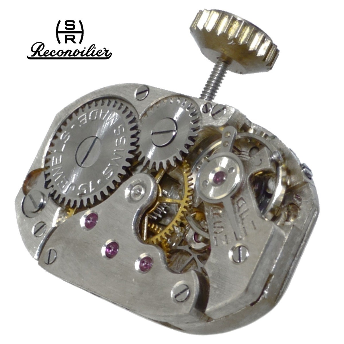 Movimento relógio com corda manual RECONVILIER 1210 - Encomendar ...