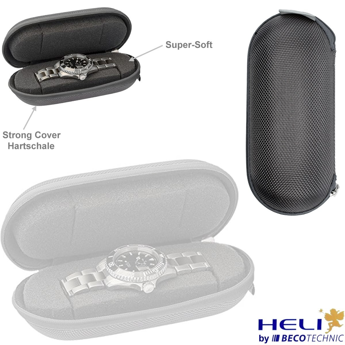 Estojo para relógios WATCH BOX RACING CARBON by Beco