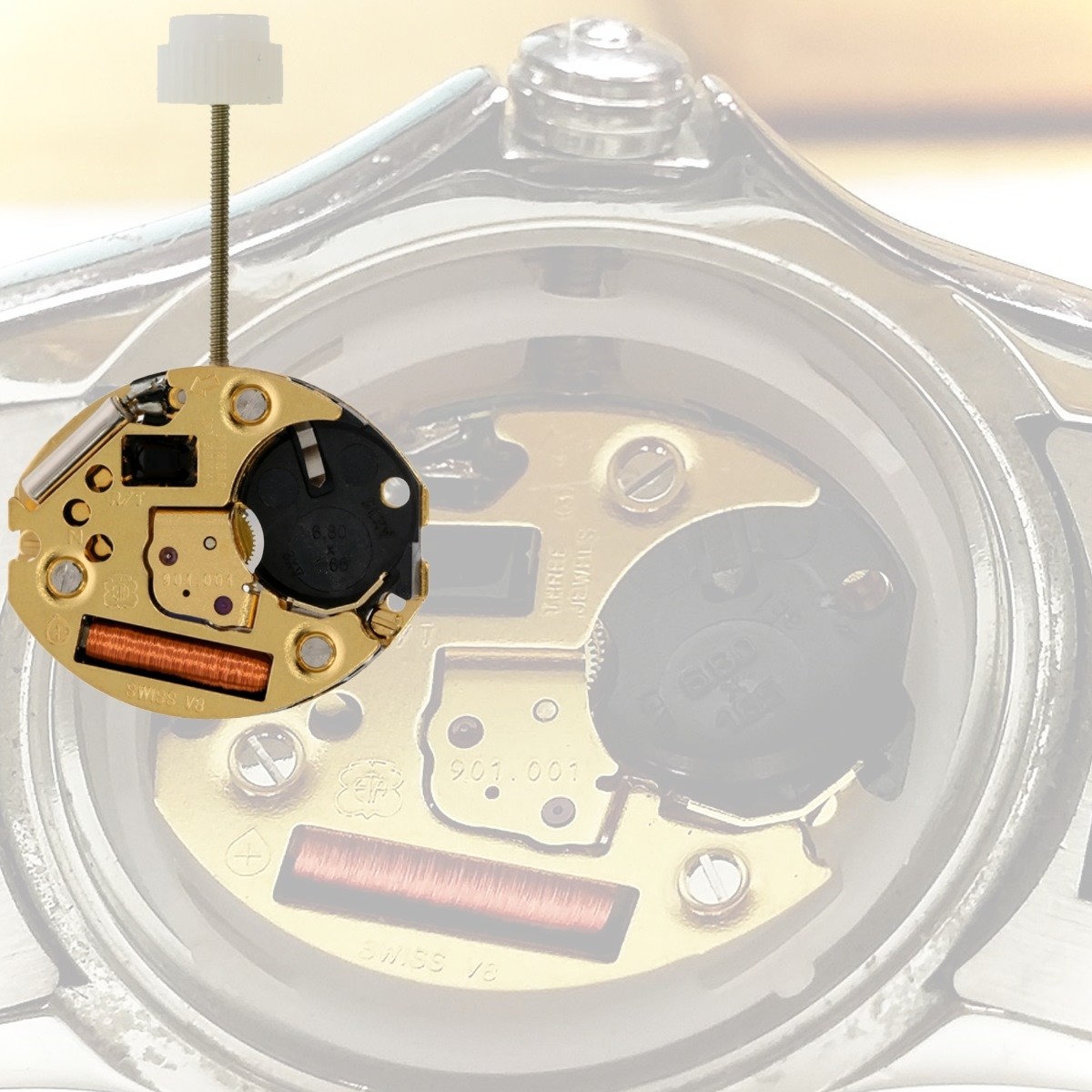 ETA 901.001 QUARTZO movimento para relógio - Loja online de movimentos ...