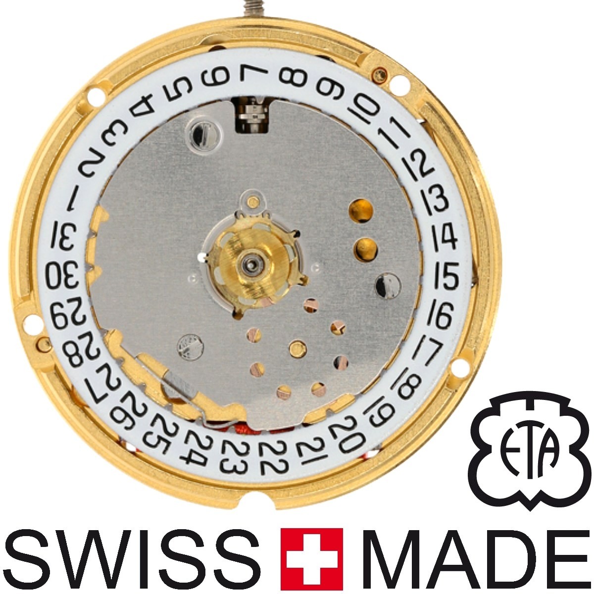 Movimento mecanismo de quartzo ETA F03.115 - Substituindo o movimento ...