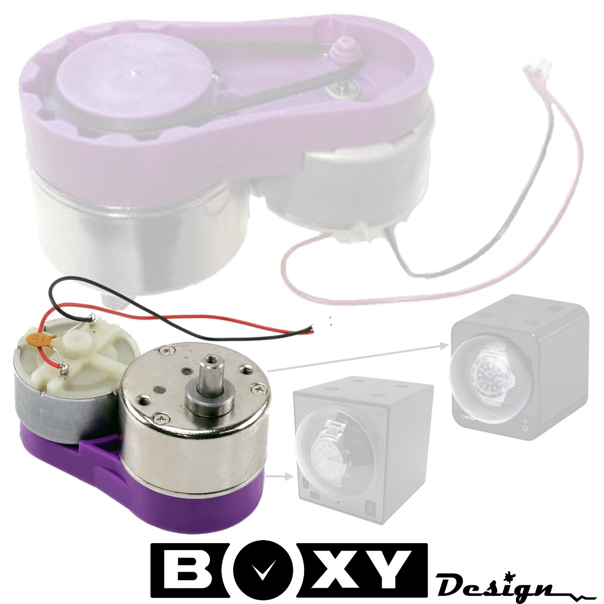 Substituição motor para movimentador de relogio BOXY by BECO TECHNIC ...
